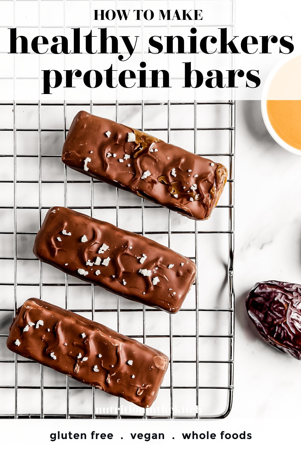 Healthy Snickers Protein Bar